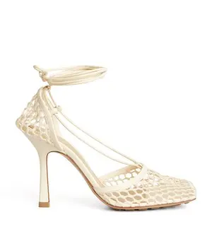bottega veneta - Bottega Veneta Mesh Stretch Sandals 90