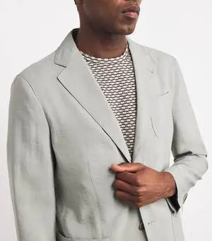 Giorgio Armani Silk-blend Blazer