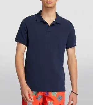 Vilebrequin Logo Polo Shirt - Navy
