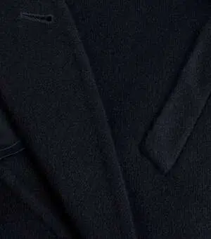 Giorgio Armani Cashmere Tailored Overcoat - Blue