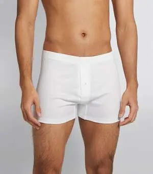 Zimmerli Buttoned Sea Island Boxer Briefs