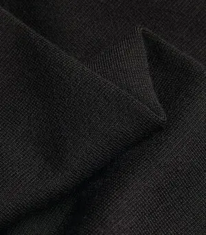 Sandro Half-zip Wool Sweater - Black