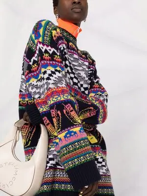 Stella McCartney Oversized Intarsia Knit Jumper
