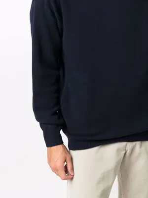 Malo Knitted Pullover Hoodie