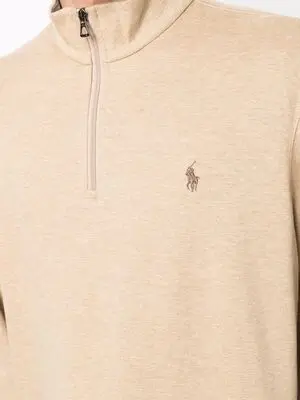 Polo Ralph Lauren Knitted Jumper With Embroidered Pony - Neutrals