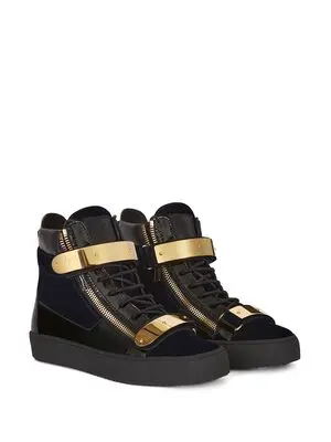 GIUSEPPE ZANOTTI Coby High-top Sneakers - Blue