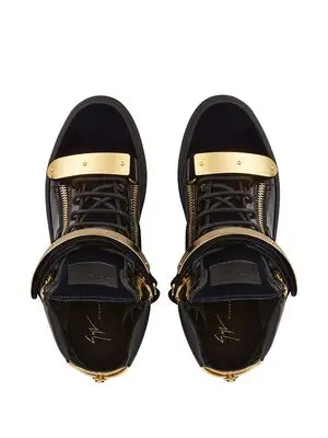 GIUSEPPE ZANOTTI Coby High-top Sneakers - Blue