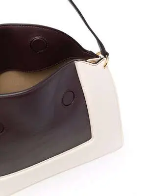 WANDLER Penelope Two-tone Leather Shoulder Bag