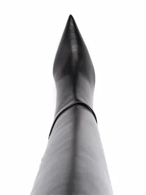 SERGIO ROSSI Sr Mini Prince 80mm Knee-length Boots - Black