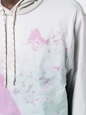 Alexander McQueen Abstract-print Cotton Hoodie