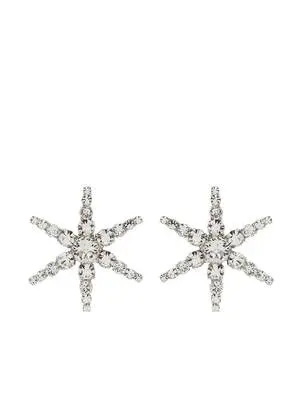 JENNIFER BEHR Polaris Crystal Stud Earrings - Neutrals