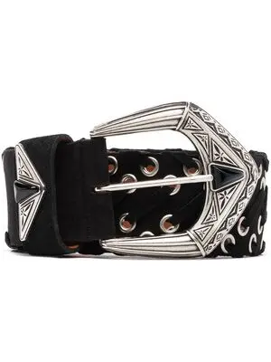 Etro Suede Waist Belt - Black