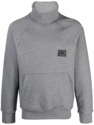Neil Barrett Logo-patch Rollneck Sweatshirt
