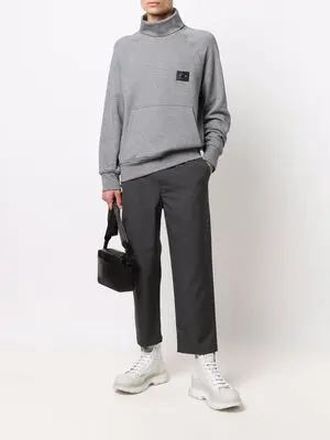 Neil Barrett Logo-patch Rollneck Sweatshirt