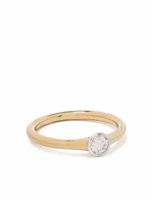 COURBET 18kt Recycled Yellow Laboratory-grown Diamond Ring - Gold