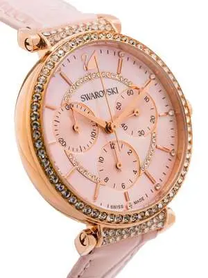 SWAROVSKI Passage Chrono 36mm Watch - Pink