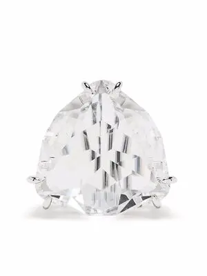 SWAROVSKI Mesmera Triangle Cut Crystal Clip Single Earring