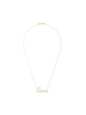 SYDNEY EVAN 14kt Yellow Love Diamond Necklace - Gold