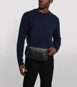 Bottega Veneta Leather Intrecciato Cross-body Bag