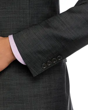 Canali Siena Sharkskin Classic Fit Suit