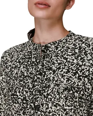 Whistles Abstract Print Mini Dress