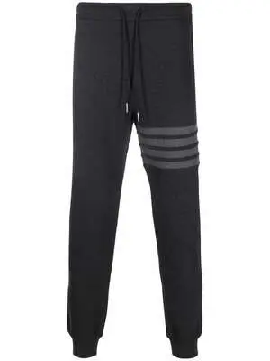 Thom Browne 4-bar Tapered Track Pants - Grey