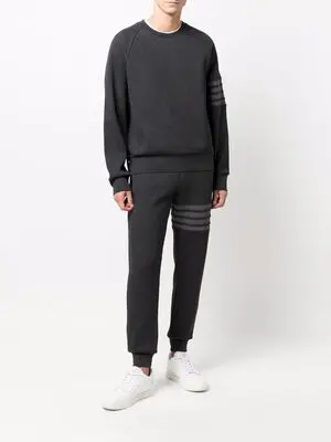 Thom Browne 4-bar Tapered Track Pants - Grey