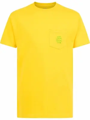 ANTI SOCIAL SOCIAL CLUB Cross My Heart Pocket T-shirt - Yellow