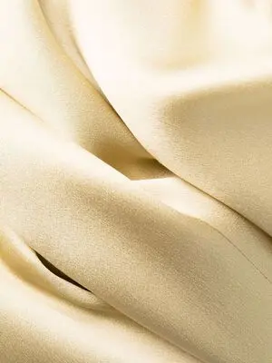 Carine Gilson Waist-tied Silk Night Dress - Neutrals