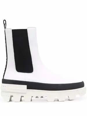 Moncler Coralyne Chelsea Boots - White