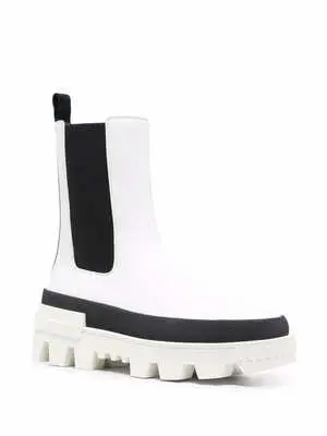 Moncler Coralyne Chelsea Boots - White