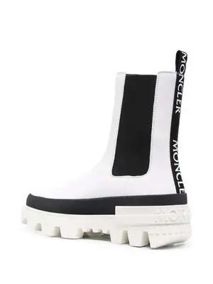 Moncler Coralyne Chelsea Boots - White