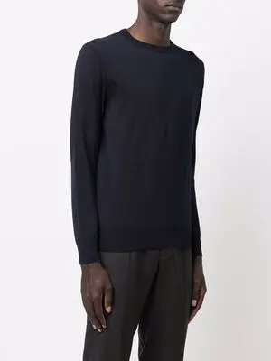 Canali Fine-knit Sweater - Blue