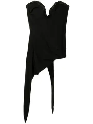 AMBUSH Ruffle-detail Corset Top
