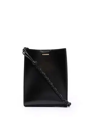 JIL SANDER Tangle Leather Shoulder Bag