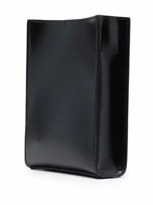 JIL SANDER Tangle Leather Shoulder Bag