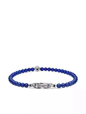 David Yurman Sterling Silver Spiritual Beads Evil Eye Bracelet