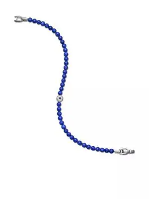 David Yurman Sterling Silver Spiritual Beads Evil Eye Bracelet