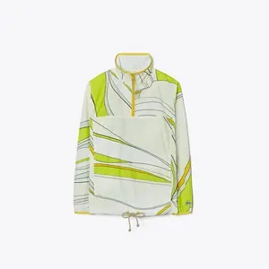 Tory Burch Printed Anorak - Chartreuse Twisty Flower