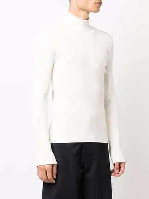 COURREGES Roll Neck Jumper - White