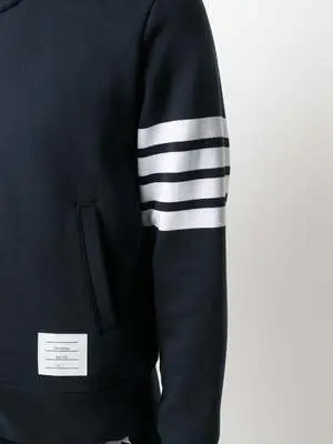 Thom Browne 4-bar Stripe Zip-up Sweatshirt - Blue