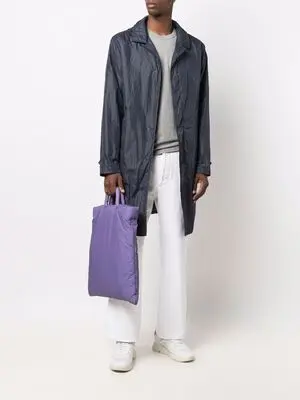 Aspesi Hooded Parka Coat - Blue