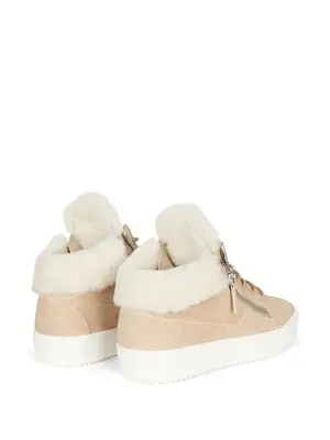 GIUSEPPE ZANOTTI Kriss Winter Mid-top Sneakers - Neutrals