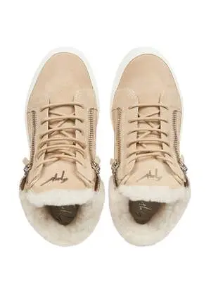 GIUSEPPE ZANOTTI Kriss Winter Mid-top Sneakers - Neutrals