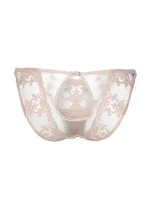 FLEUR OF ENGLAND Dajlia Ouvert Briefs - Neutrals