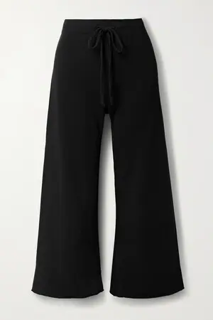 NILI LOTAN Kiki Cropped Track Pants - Black
