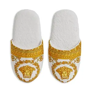 Versace Pull On Slides Slipper