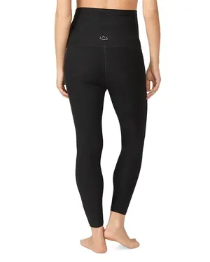 Beyond Yoga Space Dyed Love The Bump Maternity Leggings - Darkest Night