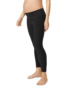 Beyond Yoga Space Dyed Love The Bump Maternity Leggings - Darkest Night
