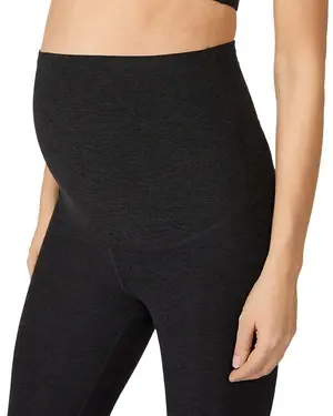 Beyond Yoga Space Dyed Love The Bump Maternity Leggings - Darkest Night